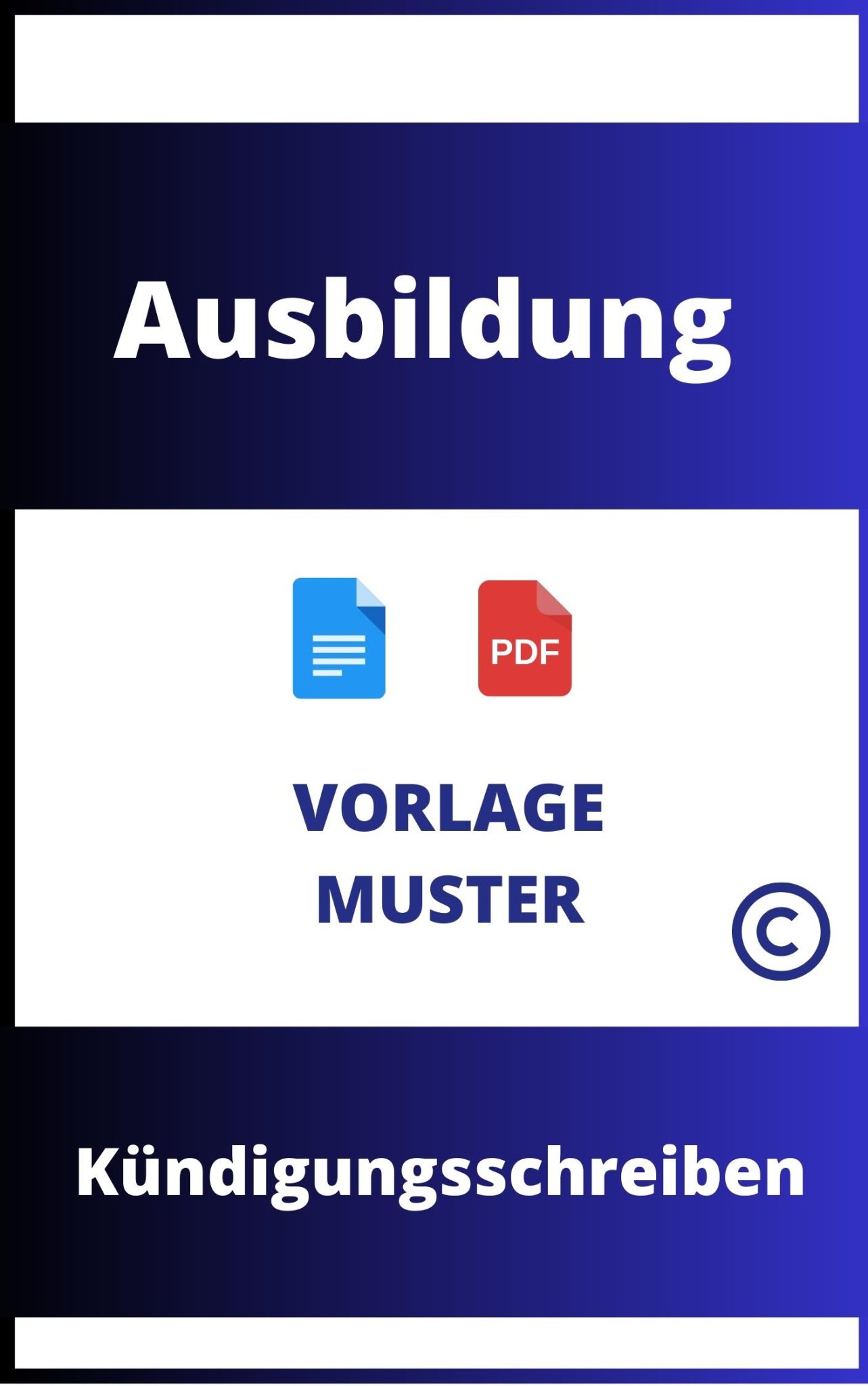 Erstaunlich Kundigung Ausbildung Muster Word Bild